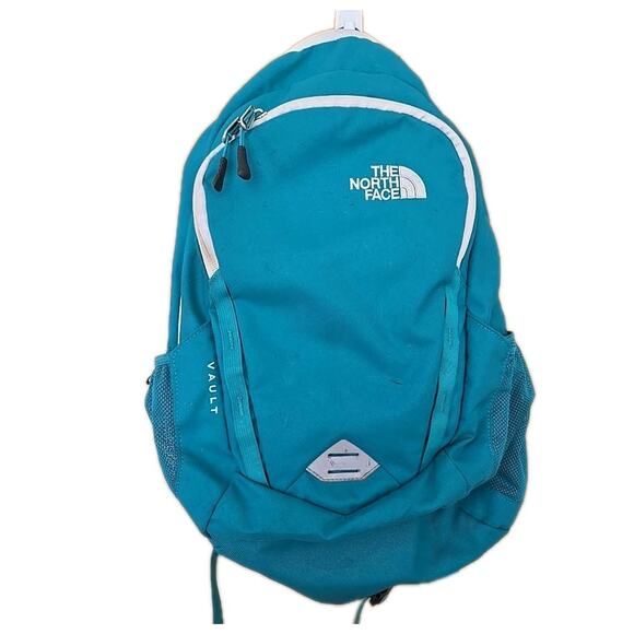The North Face | Bags | The North Face Vault Backpack Blue Teal Outdoor ...